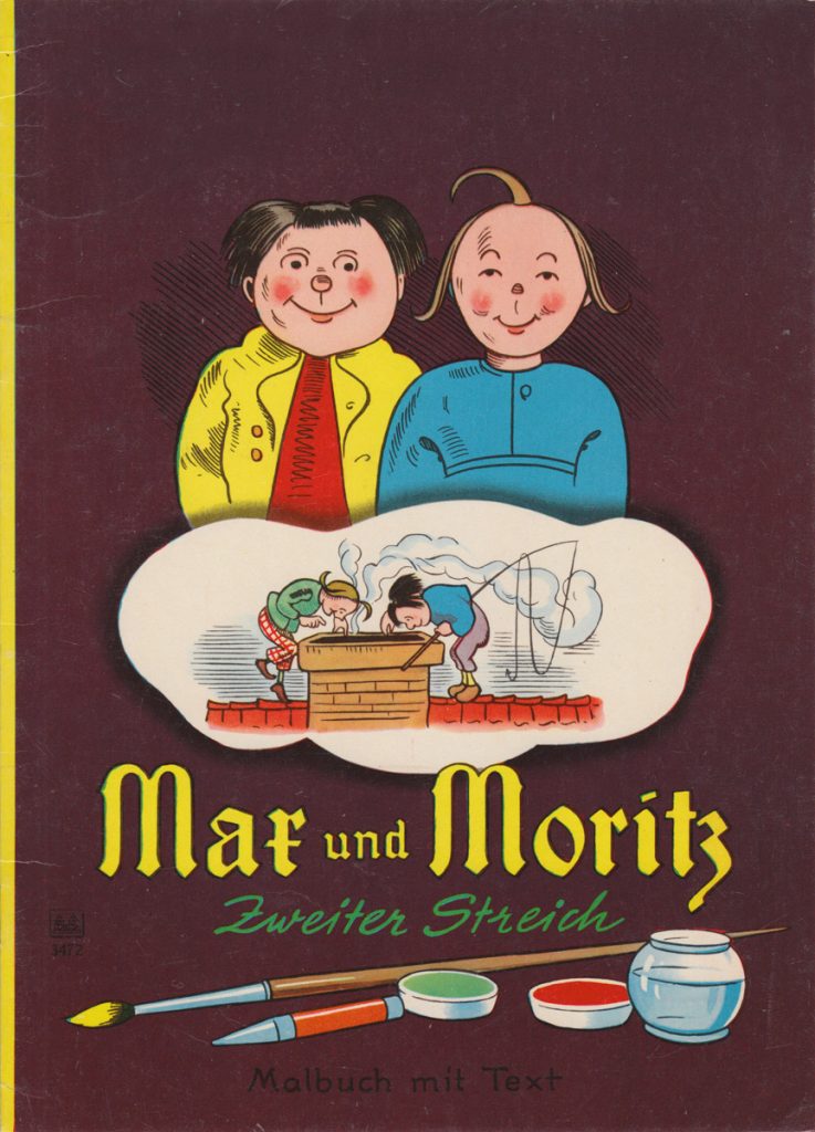Max und Moritz - Malbuch mit Text - VintageBooks