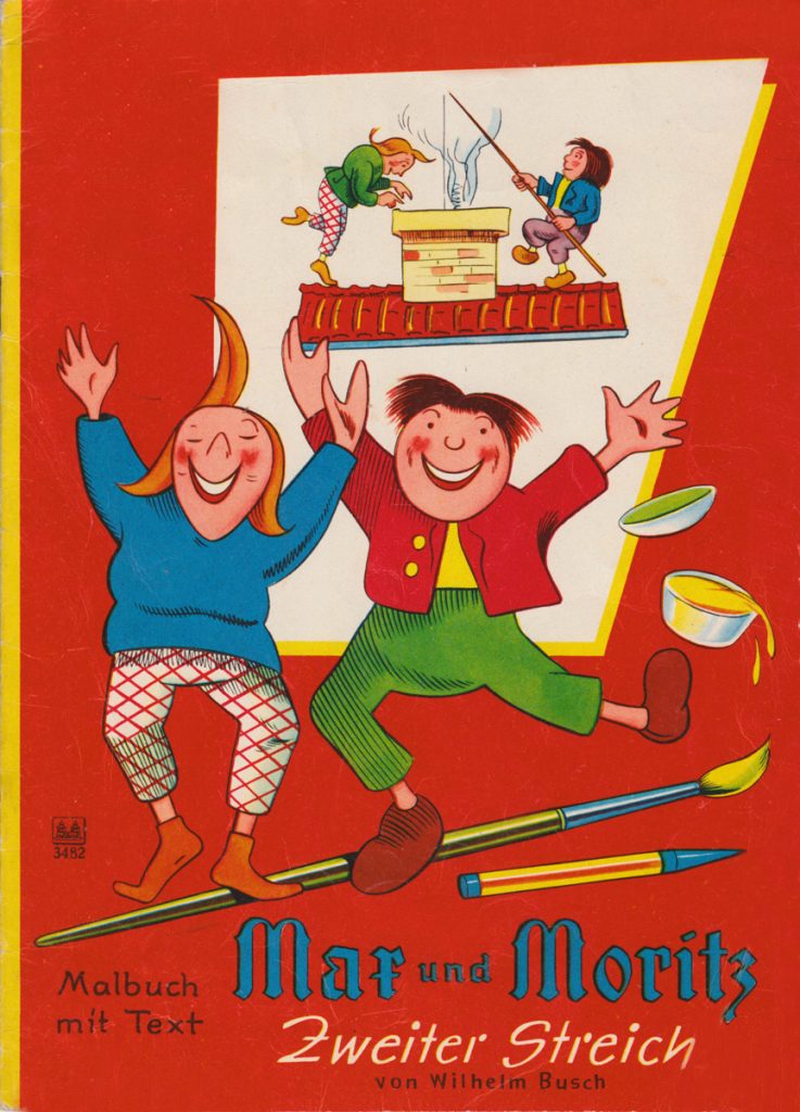 Max und Moritz - Malbuch mit Text - VintageBooks