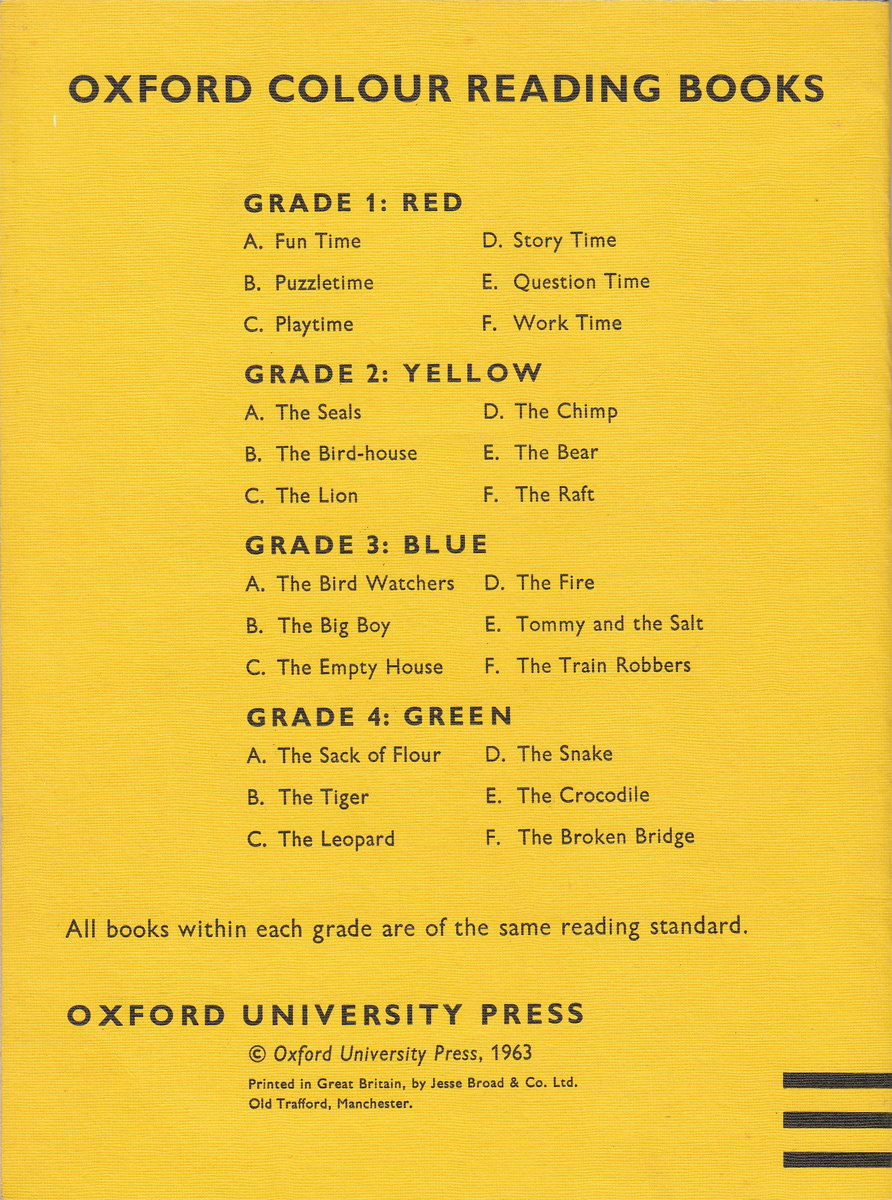 Oxford Colour Reading Books - VintageBooks